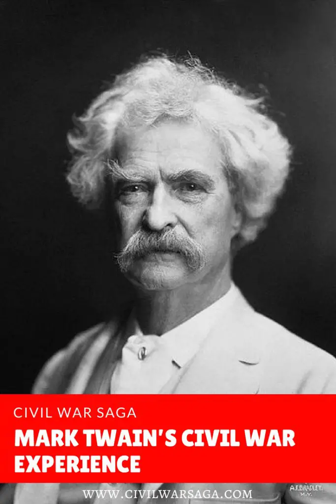 Mark Twain's Civil War Experience - CIVIL WAR SAGA
